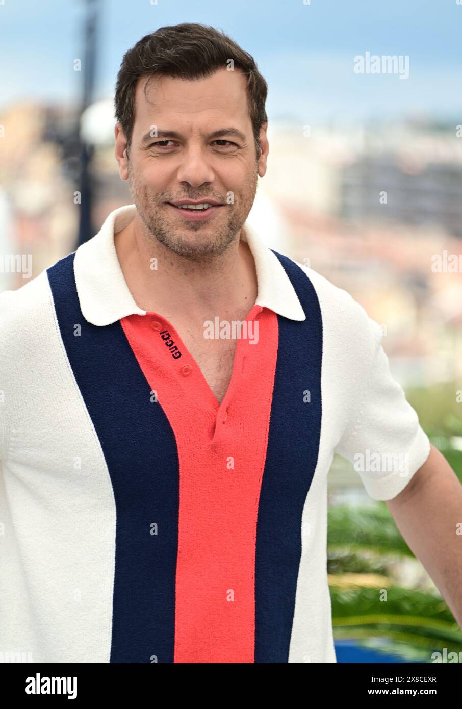 Laurent Lafitte (in Gucci) Photocall of the film "Le comte de Monte ...