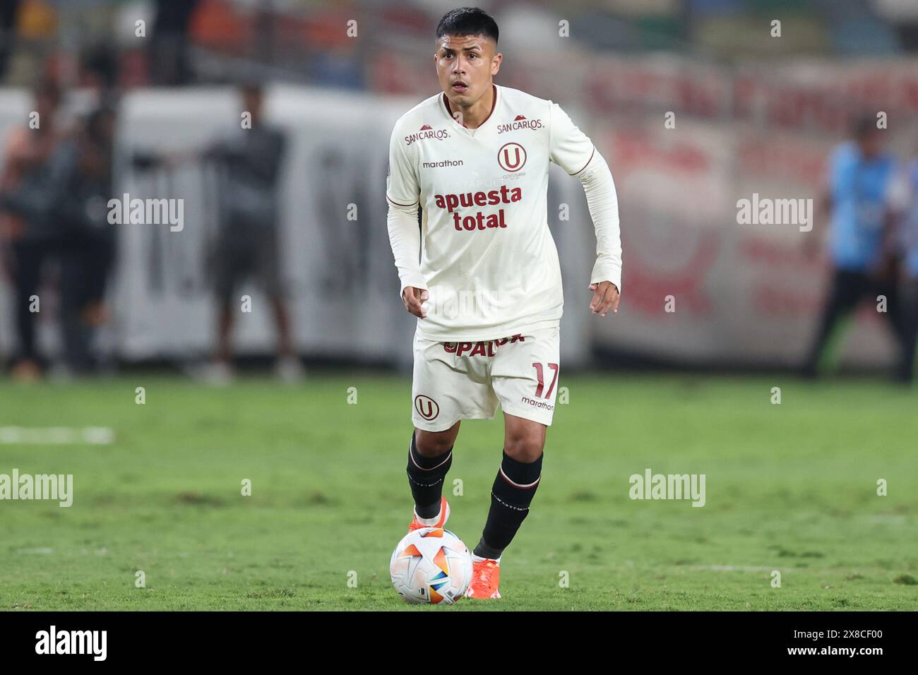 Lima, Peru. 17th May, 2024. Jairo Concha of Universitario de Deportes ...