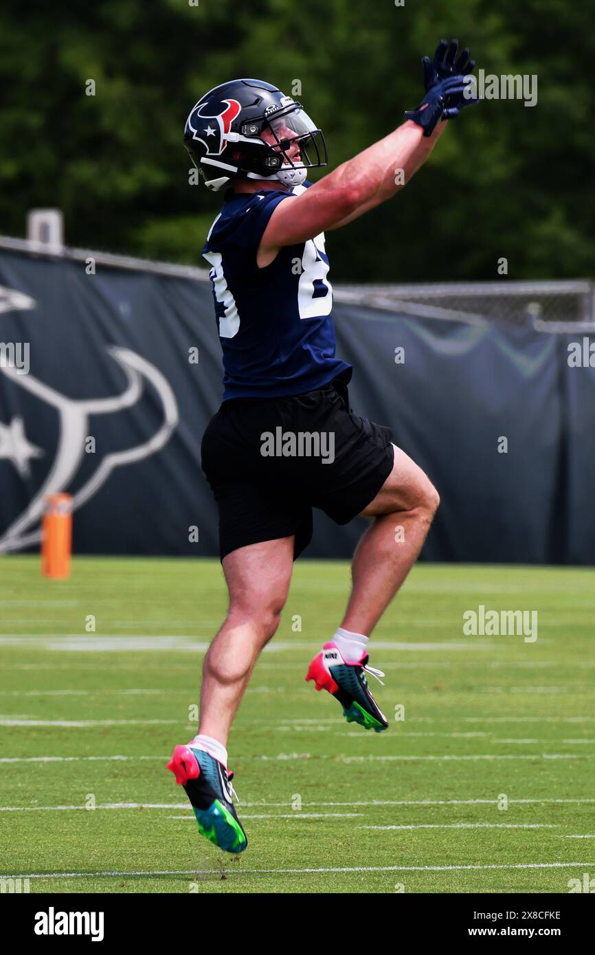 Houston Texan undrafted free agent #83 Jadon Janke, wide receiver ...