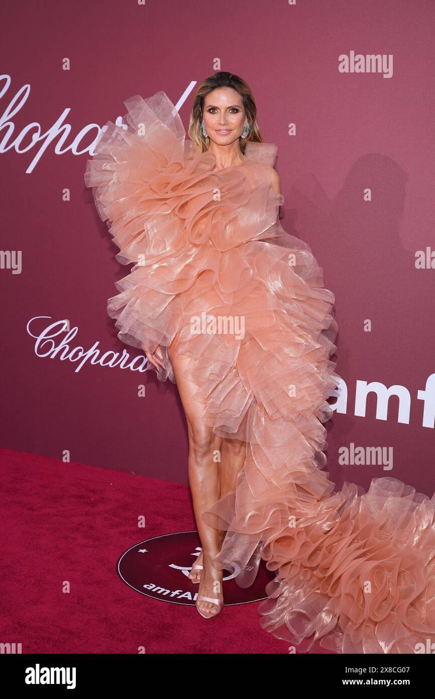 Heidi Klum bei der Amfar Gala am 23.05.2024 im Rahmen vom 77. Film ...