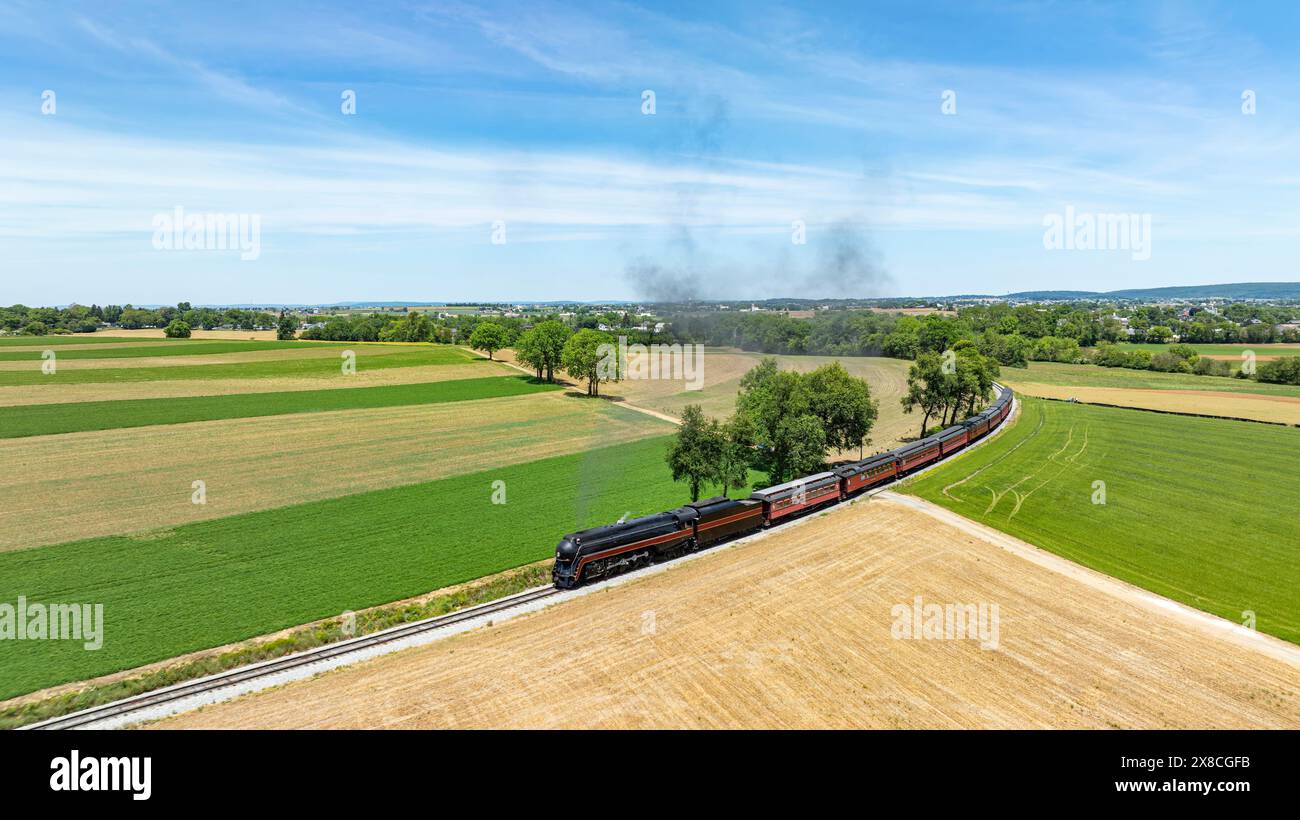 Aerial panorama railway against backdrop hi-res stock photography and ...
