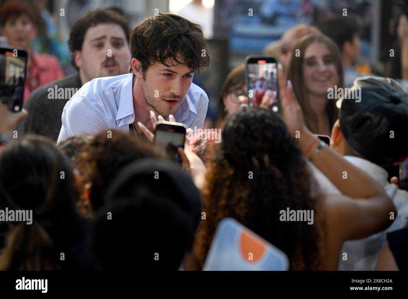 New York, USA. 24th May, 2024. Dylan Minnette of the 'Wallows' performs ...