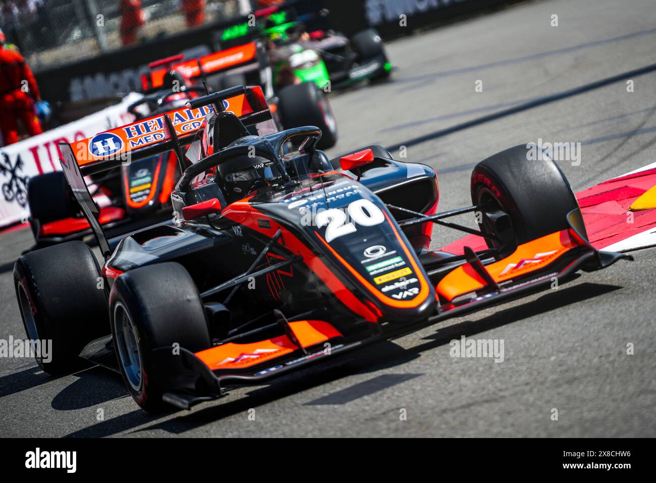 20 LEON Noel (mex), Van Amersfoort Racing, Dallara F3 2019, action ...