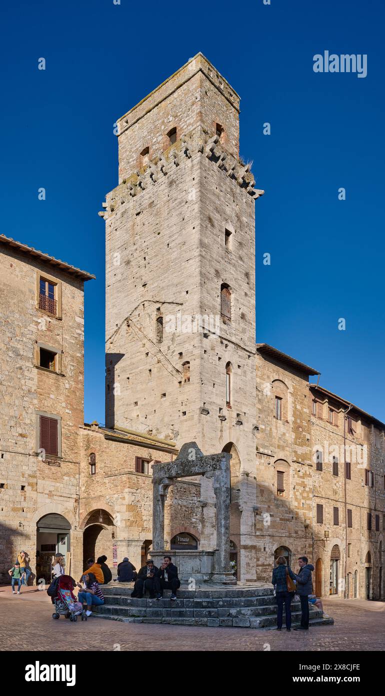 medieval town San Gimignano, Tuscany, Italy Stock Photo - Alamy