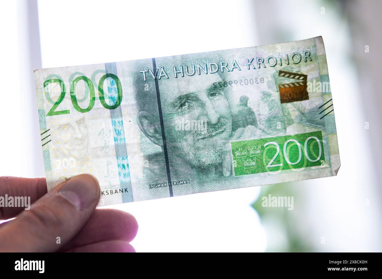 200 kr banknote hi-res stock photography and images - Alamy