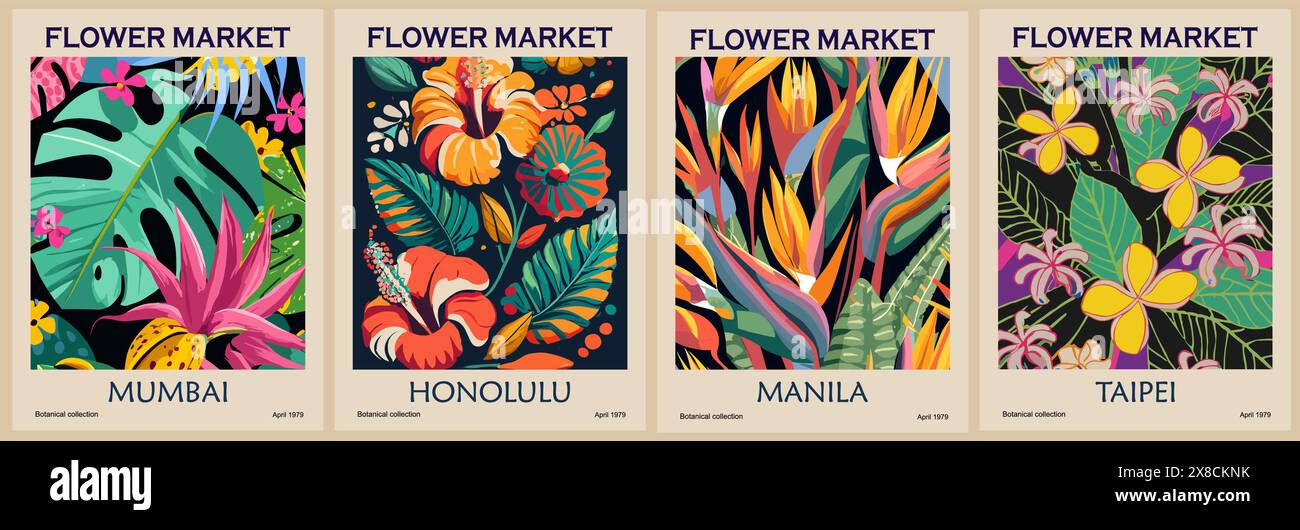 Art flower gallery Stock Vector Images - Alamy