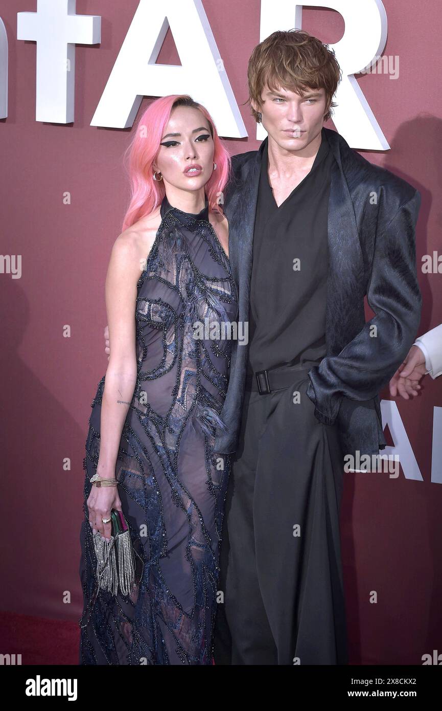 CAP D'ANTIBES, FRANCE - MAY 23: Allegra Ream, Jordan Barrett amfAR ...