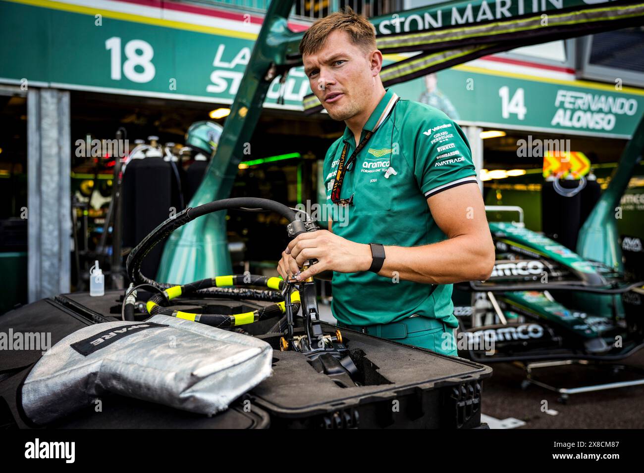 Aston Martin F1 Team, mechanic, mecanicien, mechanics, portrait during ...