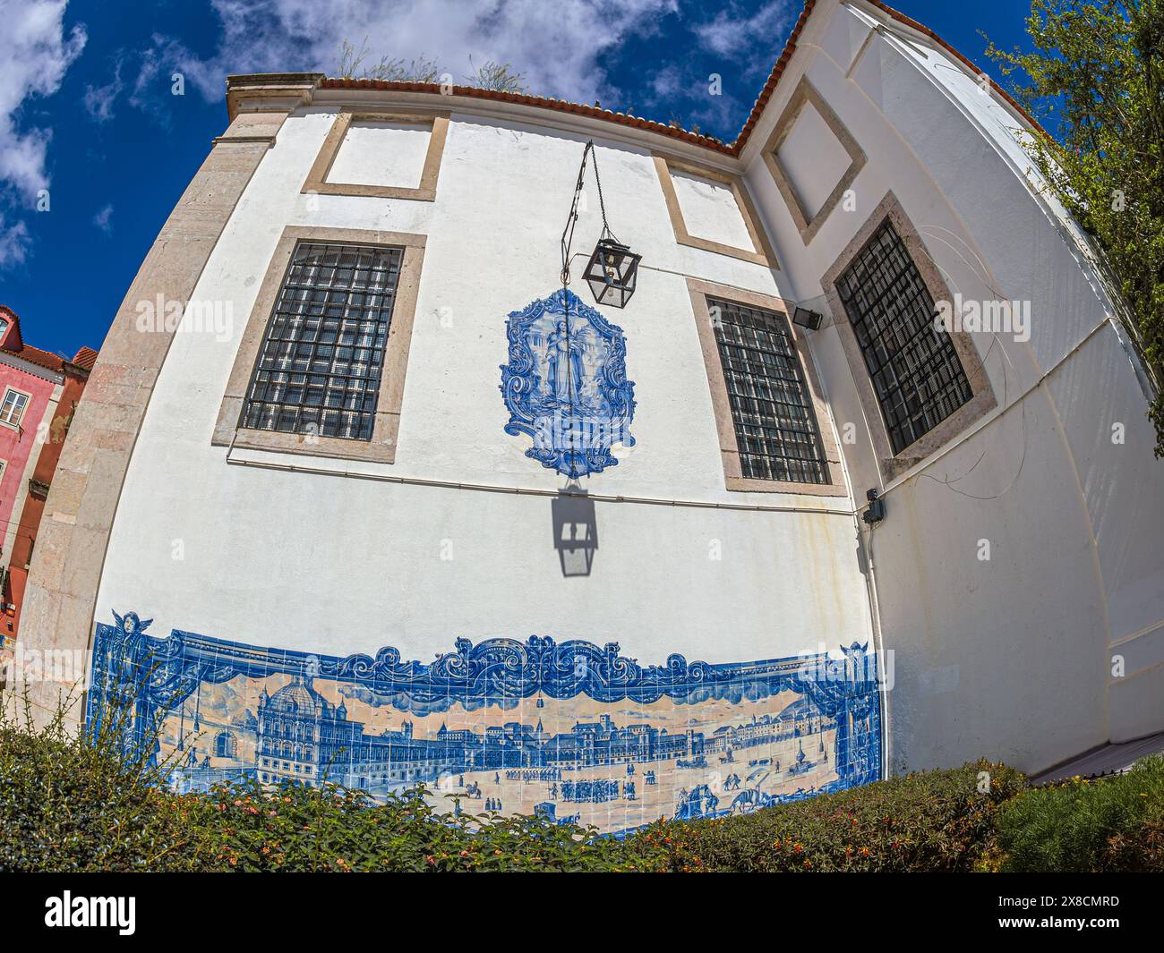 LISBON, PORTUGAL - APRIL 8, 2024: The Church Church of Santa Luzia and ...