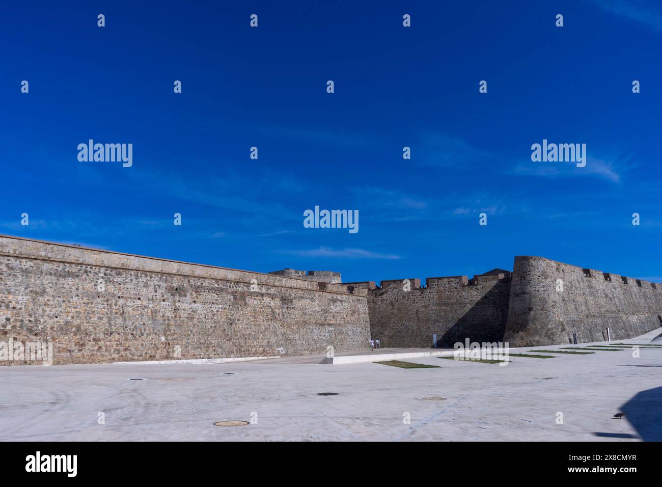 Monumental complex of the Royal Walls of Ceuta, Spain Stock Photo - Alamy