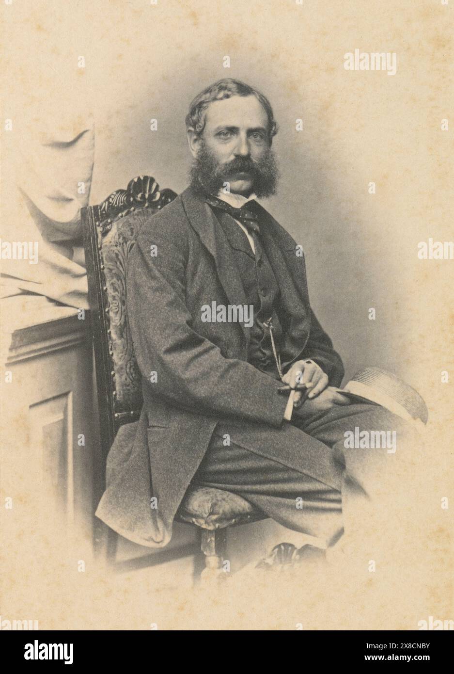 Antique c1866 carte de visite photograph, Albert, King of Saxony ...