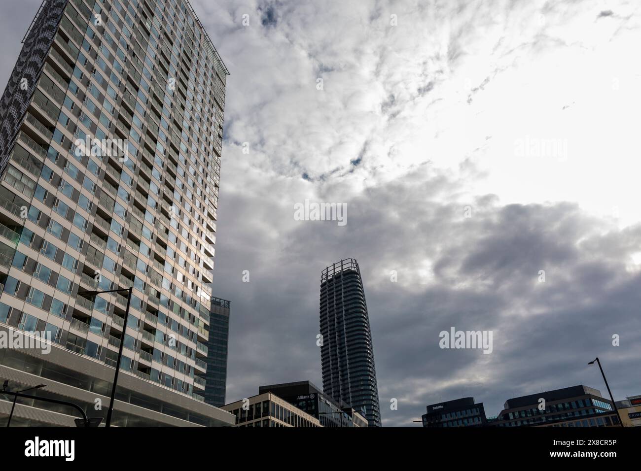 Bratislava, Slovakia - February 14, 2024: Modern architecture of the ...