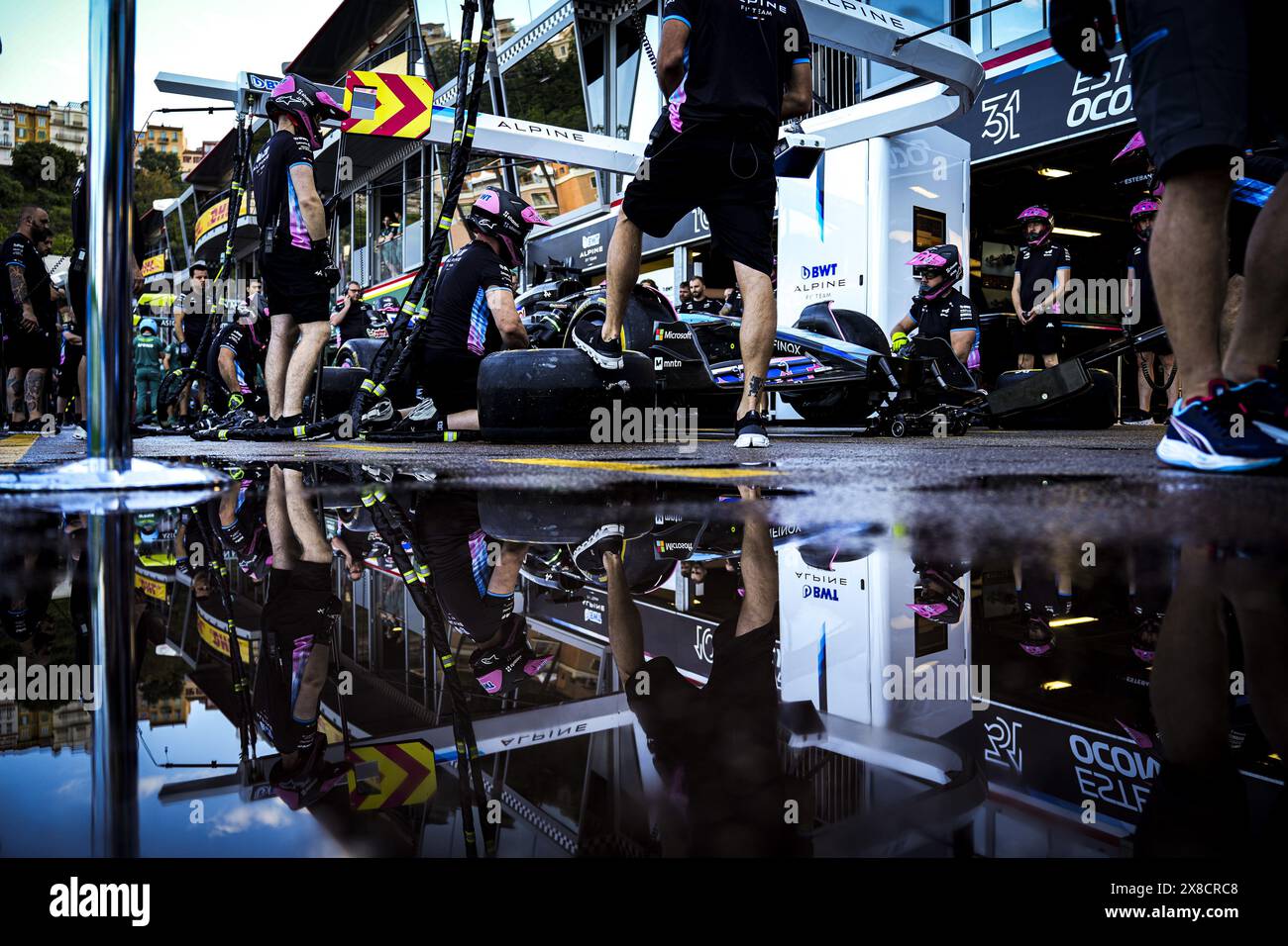 Alpine F1 Team, pitstop, training, pitlane, during the Formula 1 Grand ...