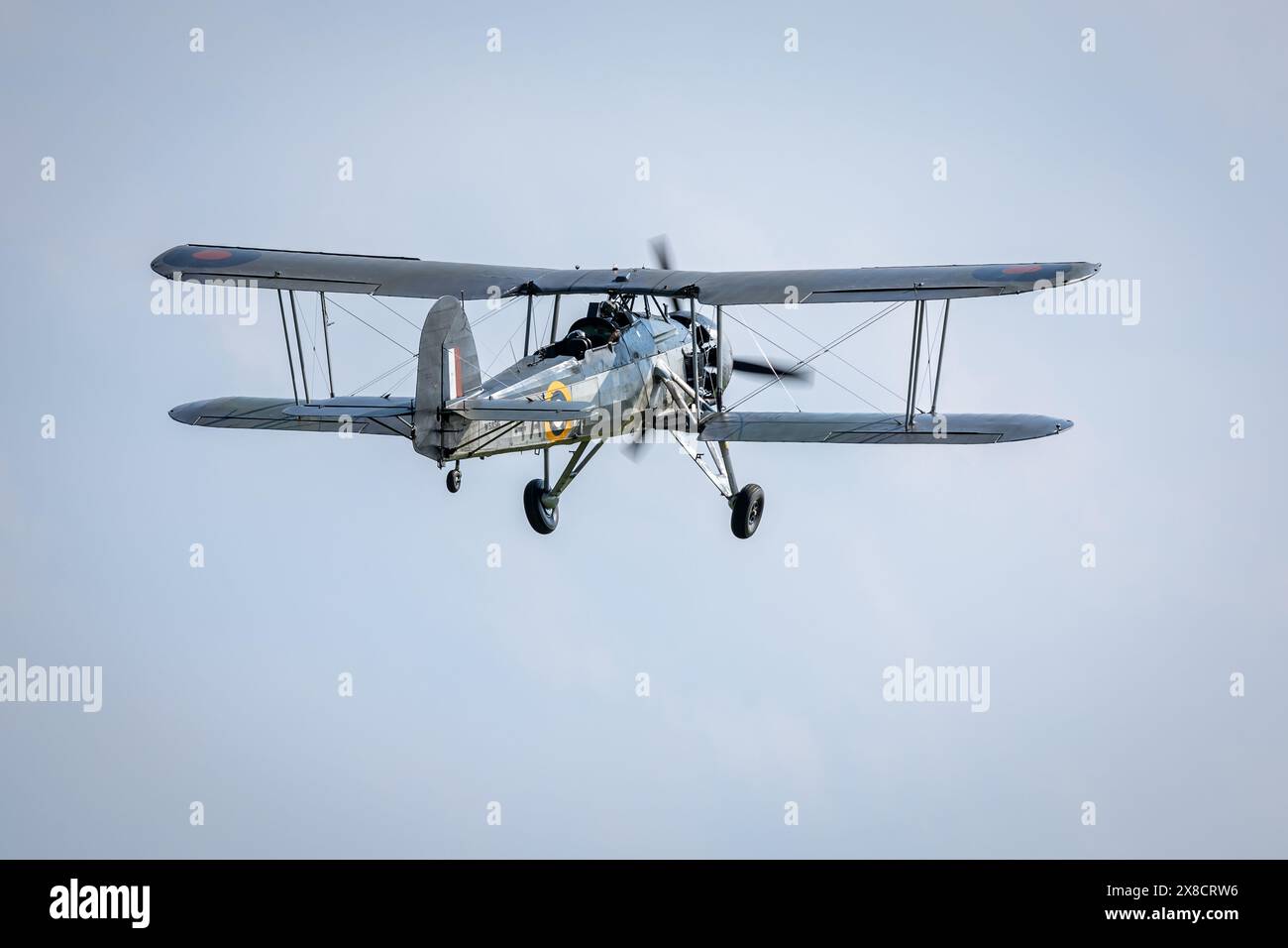 1934 Fairey Swordfish W5856, airborne at the Best of British Airshow ...