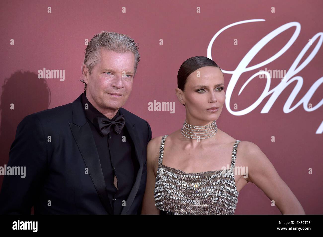 CAP D'ANTIBES, FRANCE - MAY 23: Peter Bakker, Natasha Poly amfAR Cannes ...