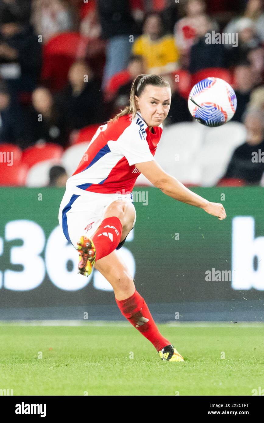 Melbourne, Victoria, Australia. 24th May, 2024. Katie McCabe of Arsenal ...
