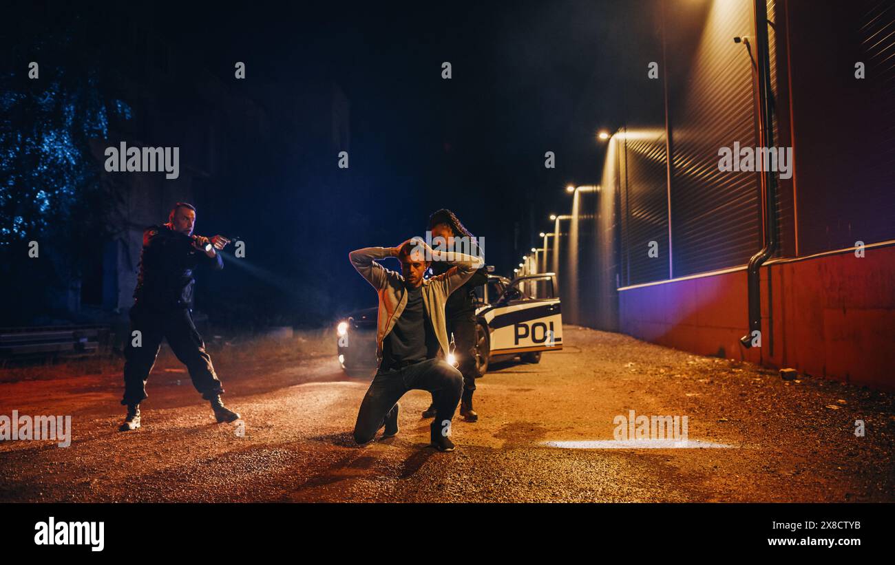 Police making arrest hi-res stock photography and images - Alamy