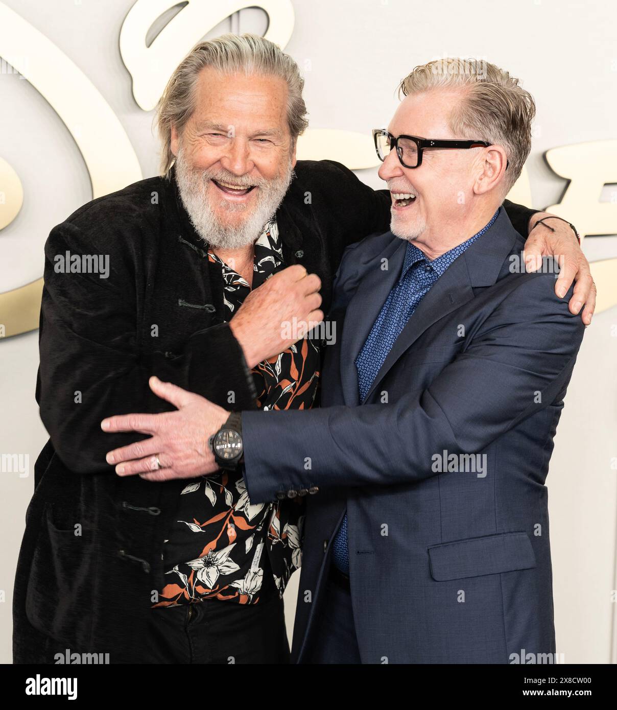 Jeff Bridges and Warren Littlefield attend 2024 Disney Upfront at Jacob ...