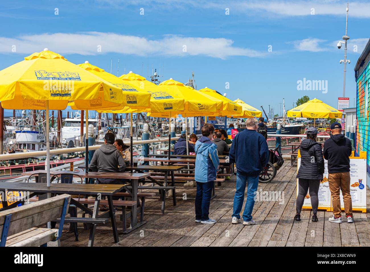 Waterfront Fish and Chips outlet in Steveston British Columbia Canada ...