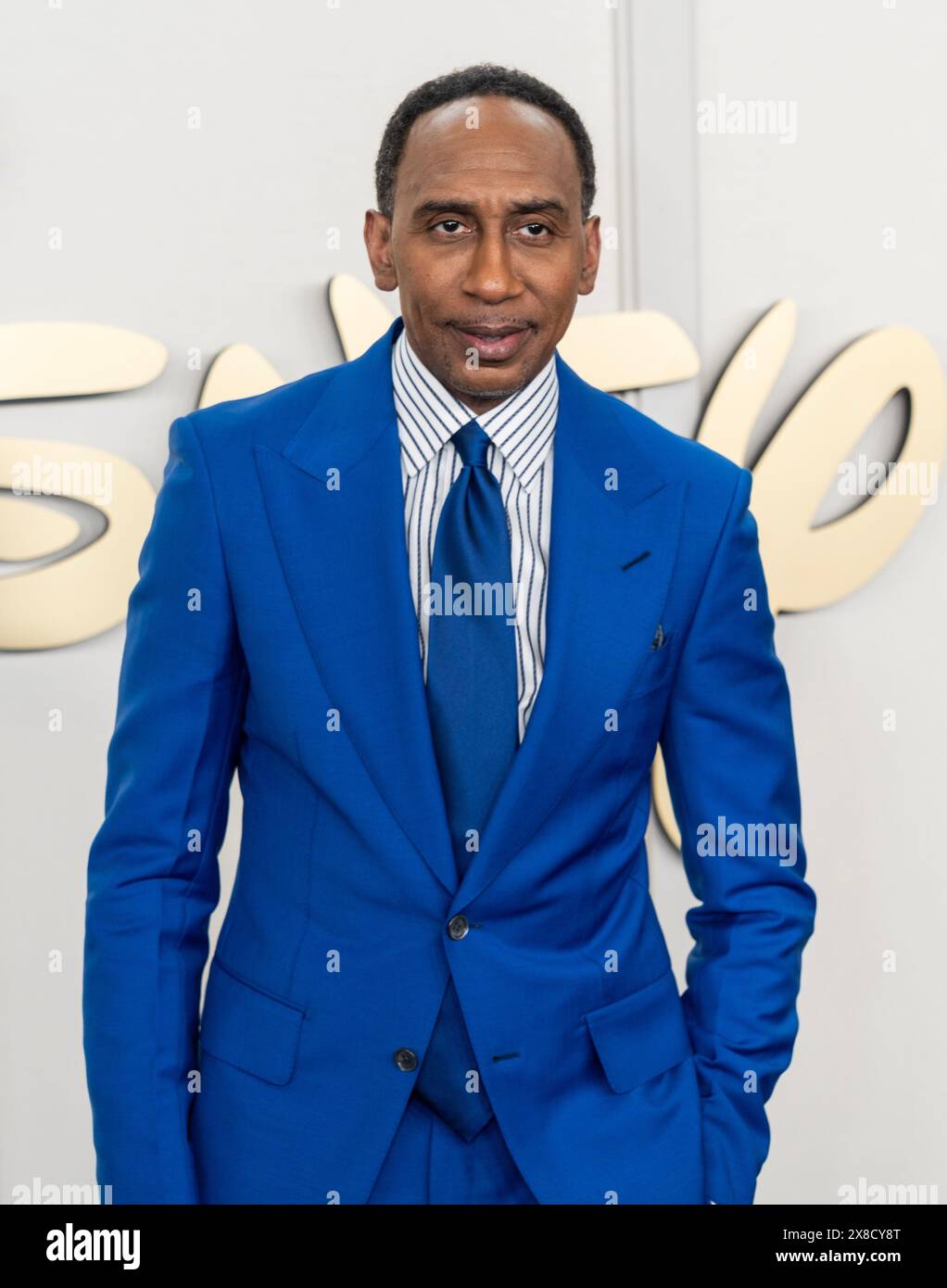 Stephen A. Smith attends 2024 Disney Upfront at Jacob Javits Center in ...