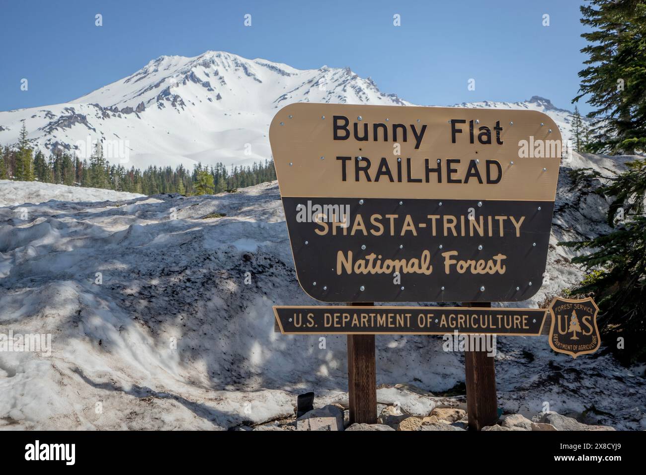 Mount Shasta is a volcano at the southern end of the Cascade Range in ...