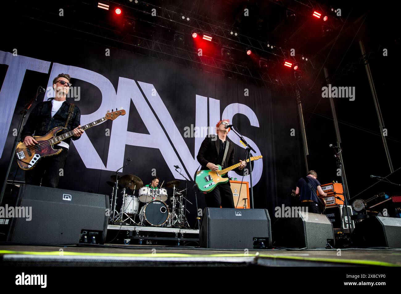 Jelling, Denmark. 24th May, 2024. The Scottish rock band Travis ...