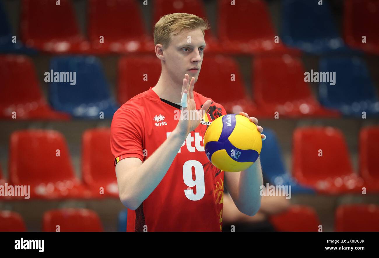 Beveren, Belgium. 24th May, 2024. Belgium's Wout D'heer pictured during ...