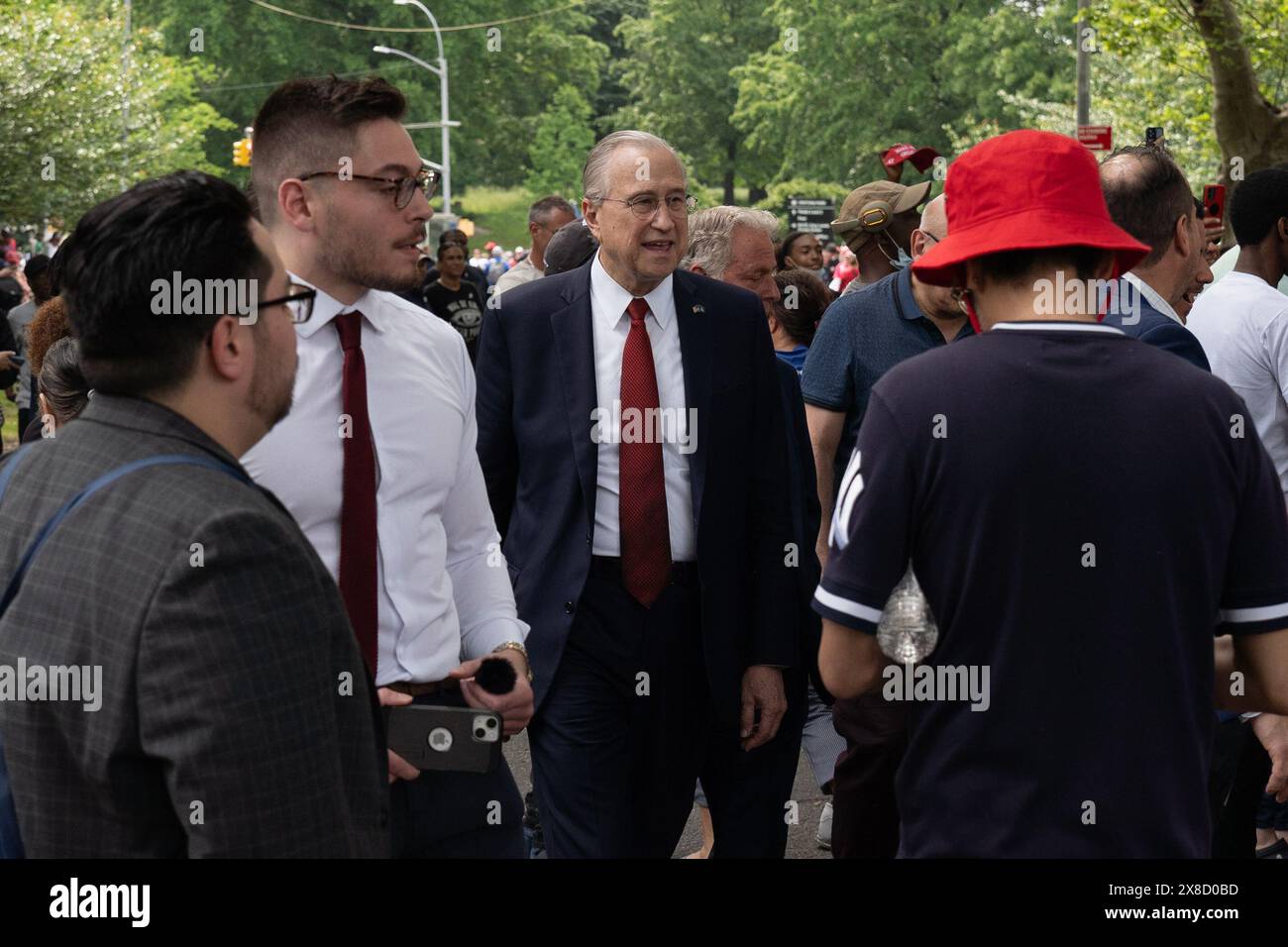 Bronx, United States. 23rd May, 2024. Edward F. Cox arrives at the ...