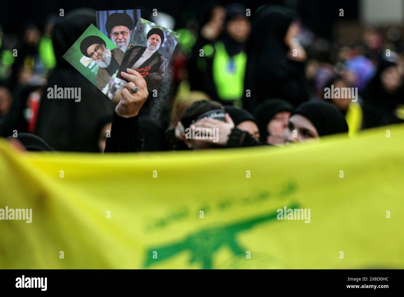 Beirut, Beirut, Lebanon. 24th May, 2024. A Pro-Iranian Hezbollah ...