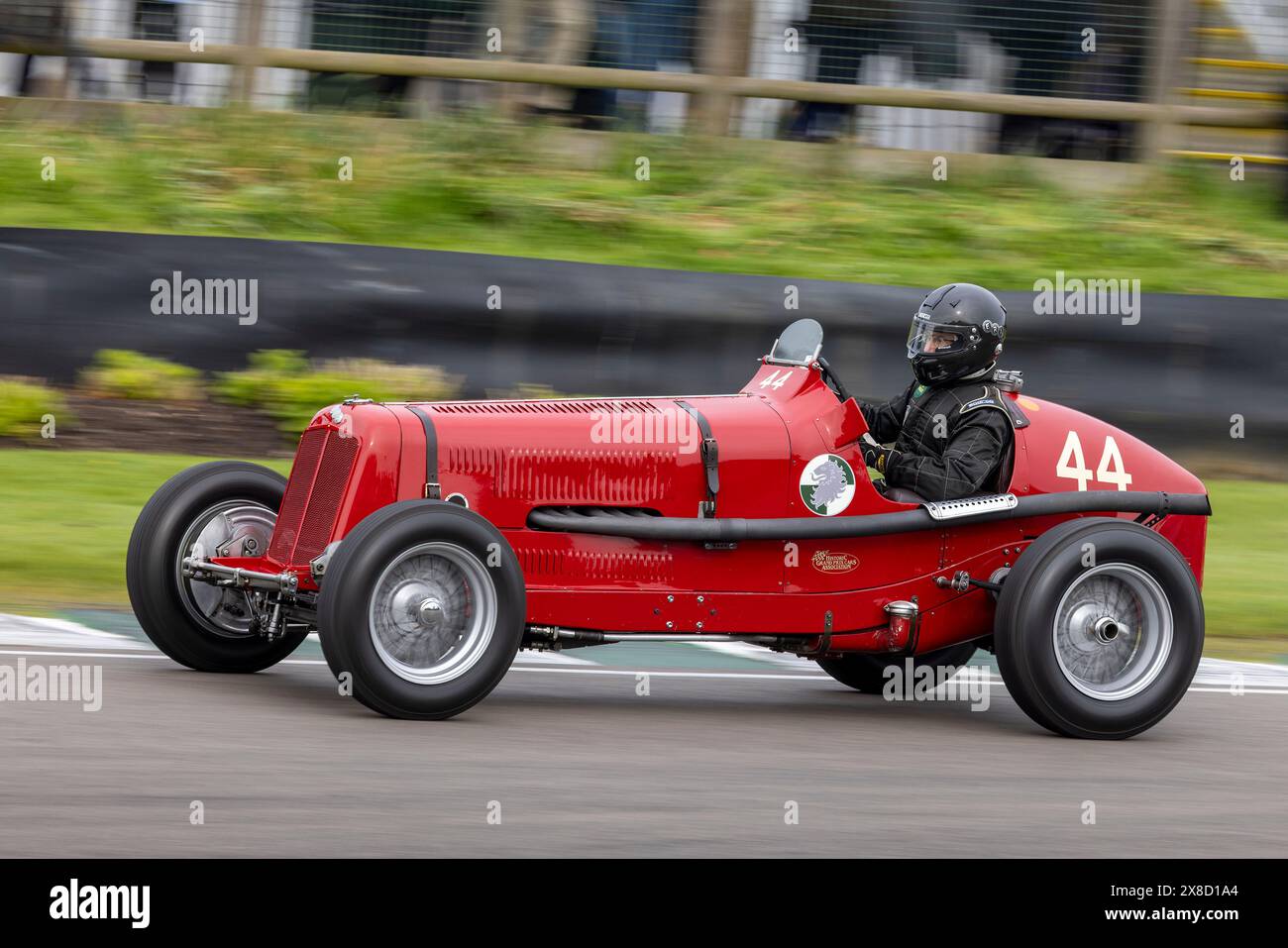 Ben Fidler in the 1938 ERA D-type R4D during the Parnell Cup race at ...