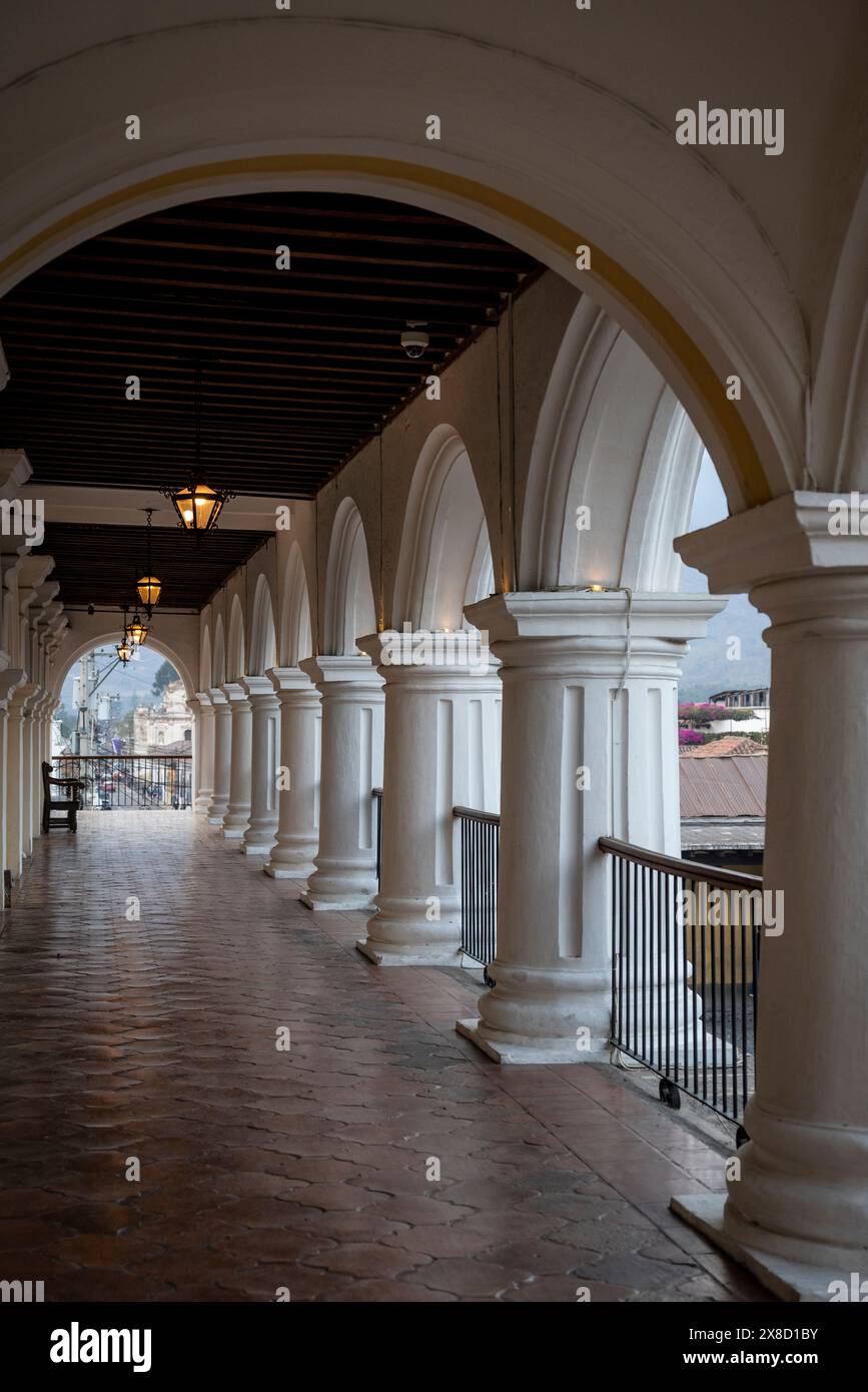 First floor arcade, Captain General Palace, or Palacio de los Capitanes ...