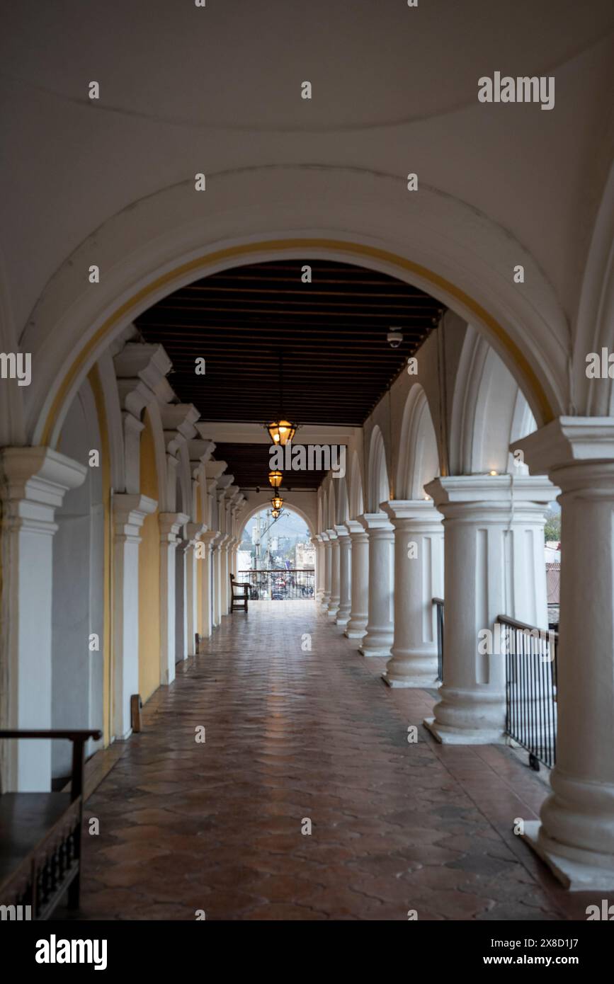 First floor arcade, Captain General Palace, or Palacio de los Capitanes ...