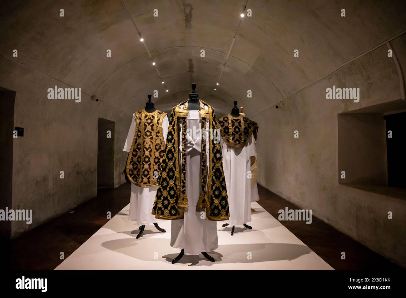 Gold-work embroidery for religious garments, Captain General Palace, or ...