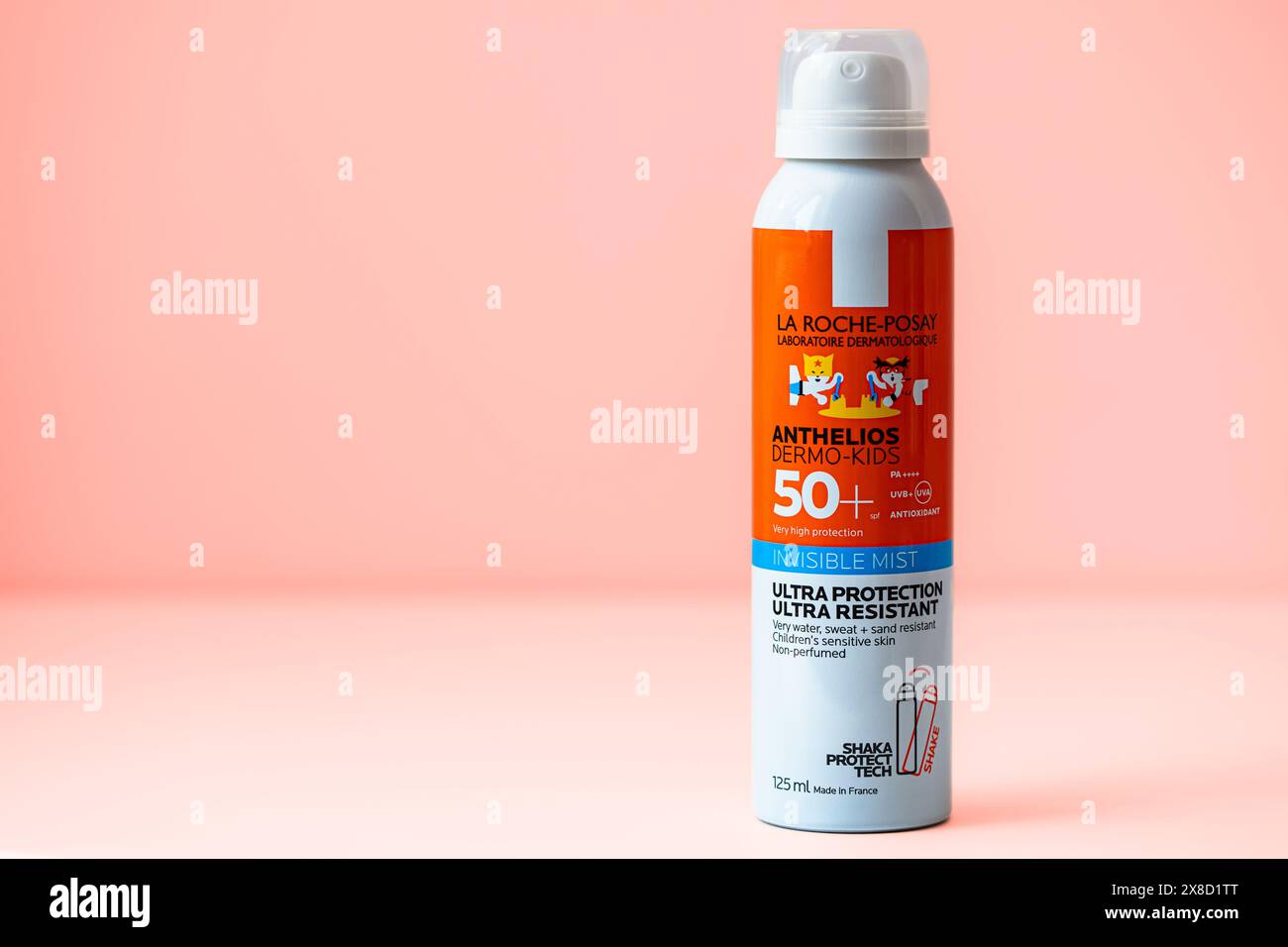 Lviv, Ukraine - May 24, 2024: La Roche-Posay Anthelios Dermo-Kids spf ...