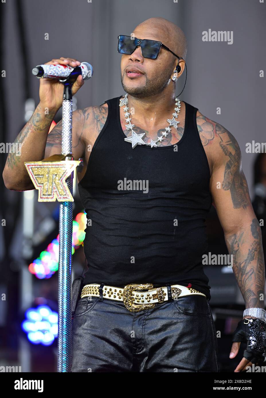 Flo Rida performs on the Fox and Friends All American Concert Series on ...