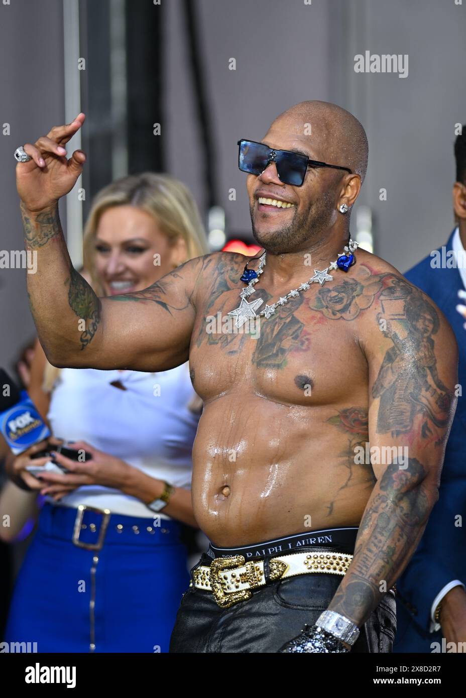 Flo Rida performs on the Fox and Friends All American Concert Series on ...