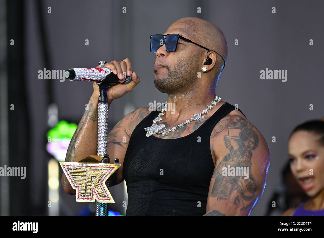 Flo Rida performs on the Fox and Friends All American Concert Series on ...
