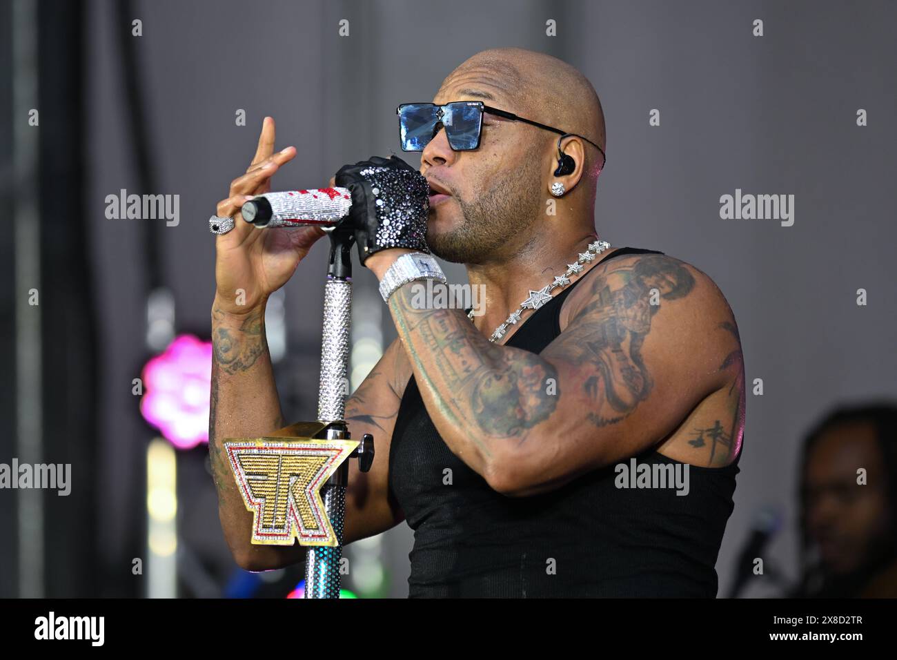 Flo Rida performs on the Fox and Friends All American Concert Series on ...