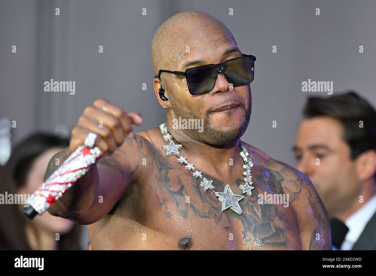 Flo Rida performs on the Fox and Friends All American Concert Series on ...