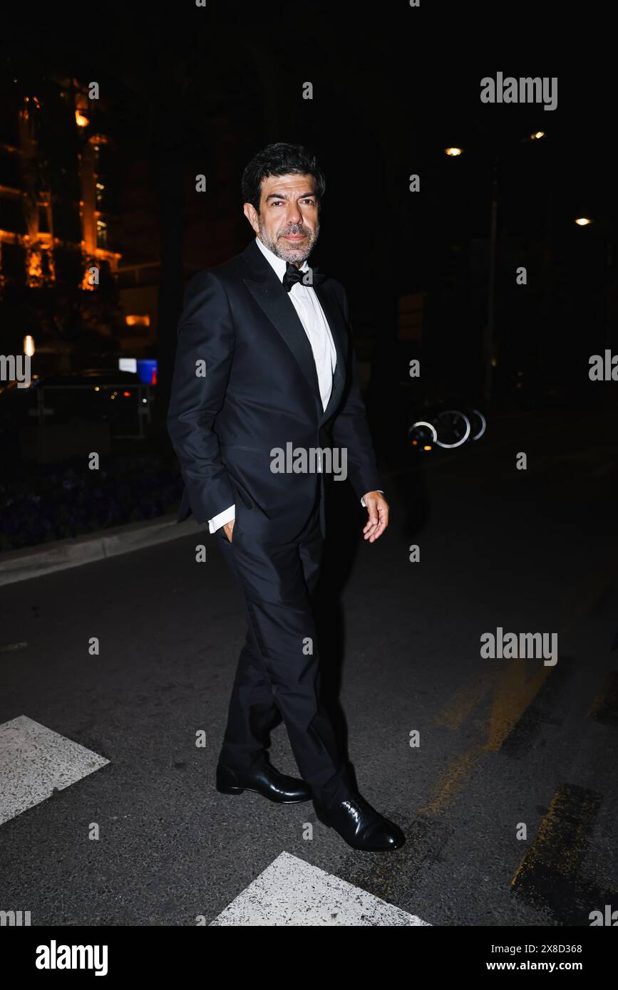 Cannes, France. 21st May, 2024. Pierfrancesco Favino is arriving at the ...
