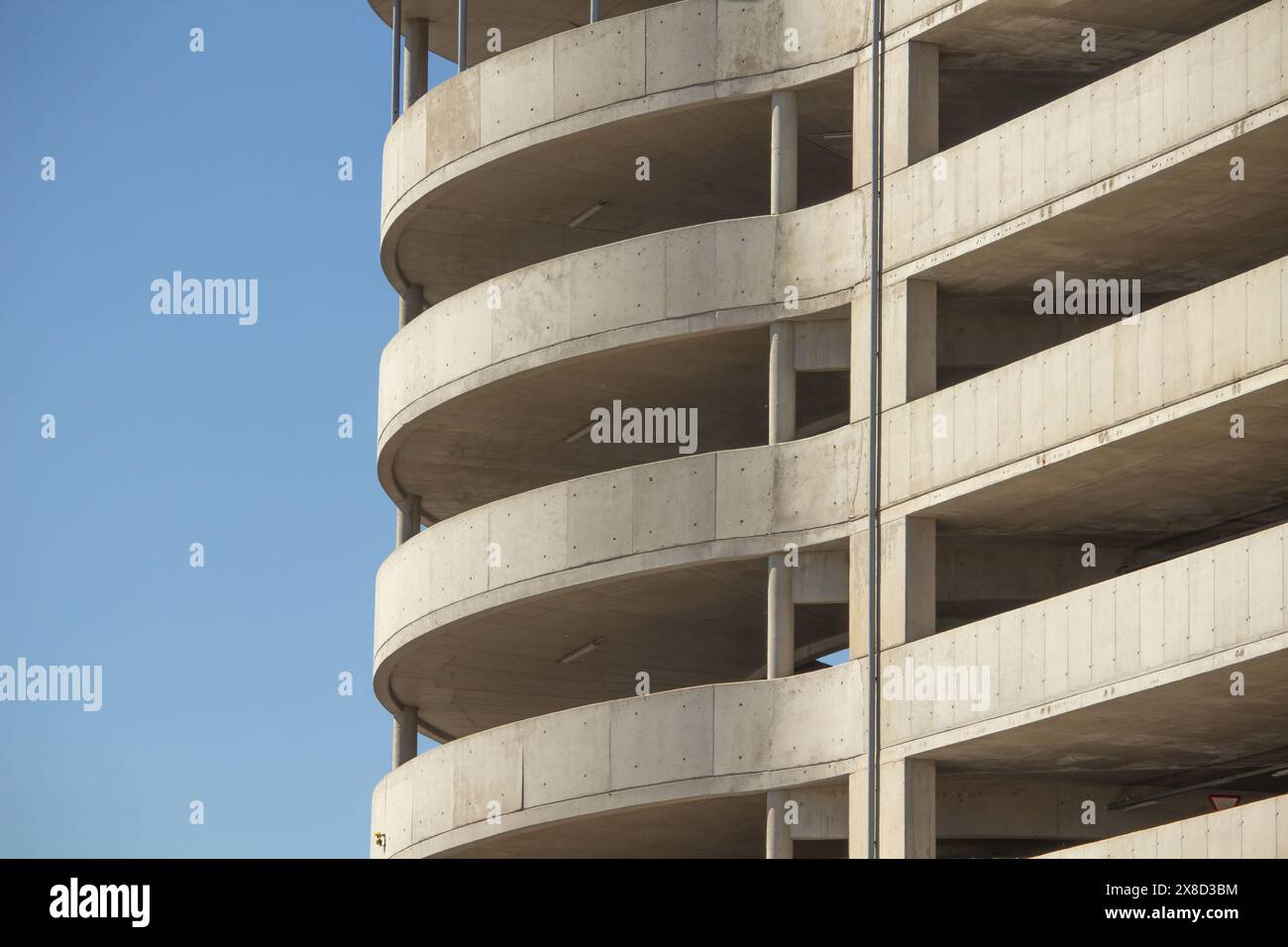 Multi Level Parking in modern city Parking Space Background Stock Photo ...