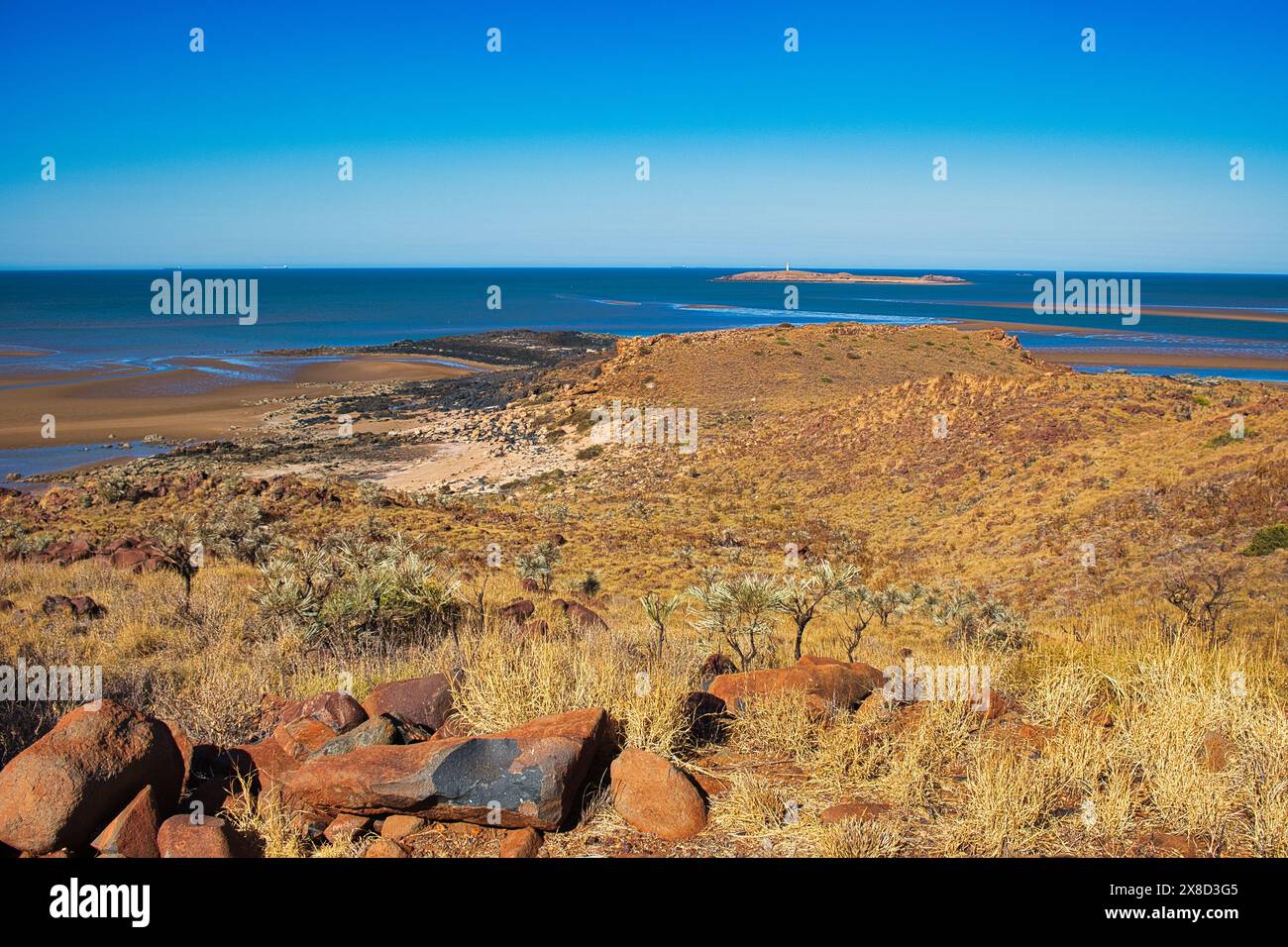 Reader Head, the remote cape at the mouth of the Harding River, near ...