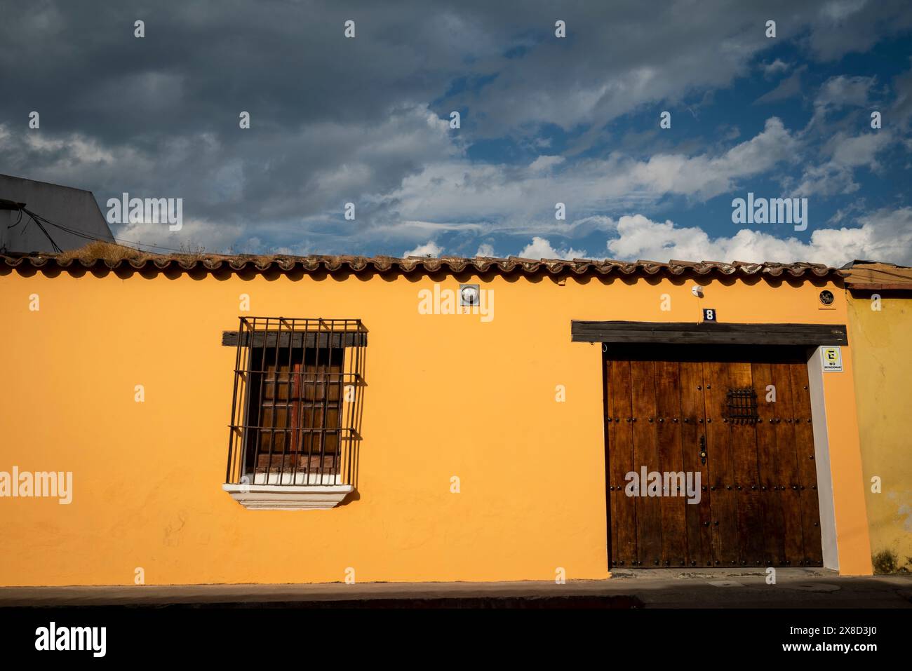 Spanish colonial-style architecture, Antigua, Guatemala Stock Photo - Alamy