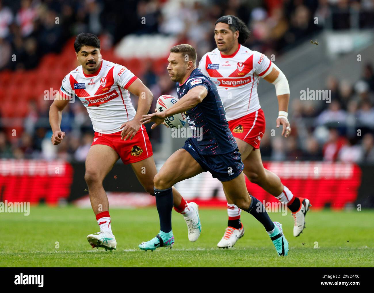 Leeds Rhino's Matty Russell in action during the Betfred Super League ...