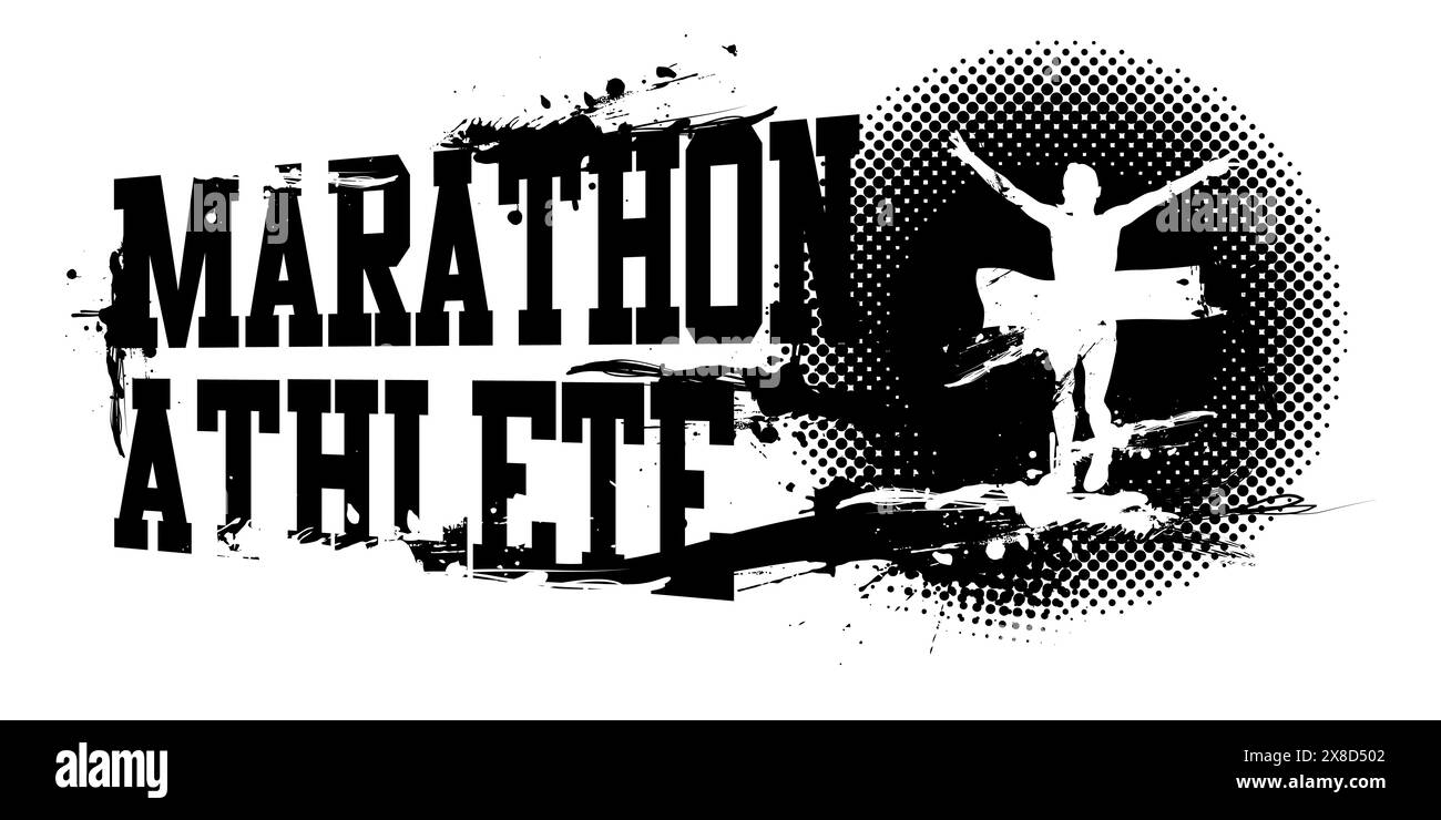 Long distance running vector vectors hi-res stock photography and ...