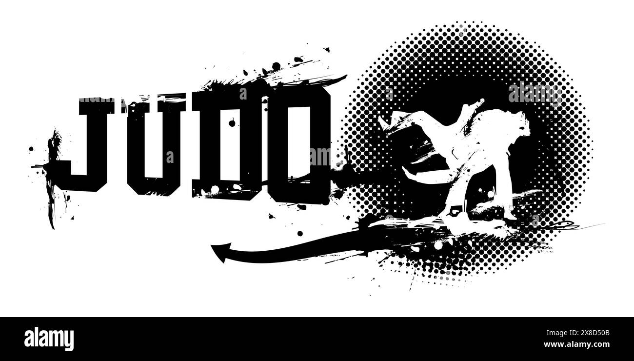 A vector illustration of Judo Banner Stock Vector Image & Art - Alamy