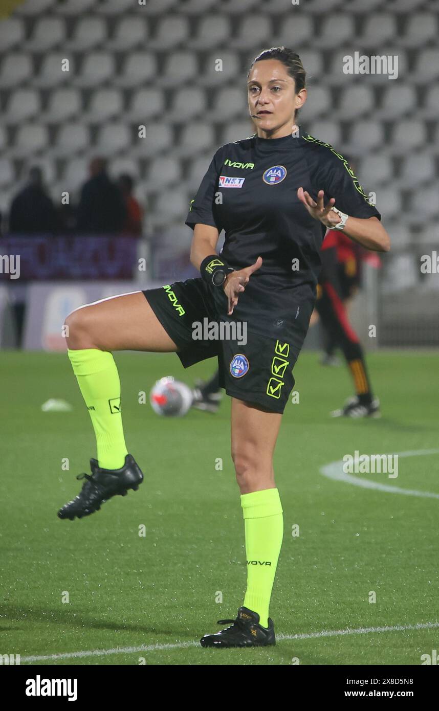 Cesena, Italia. 24th May, 2024. the referee mrs. Maria Marotta during ...