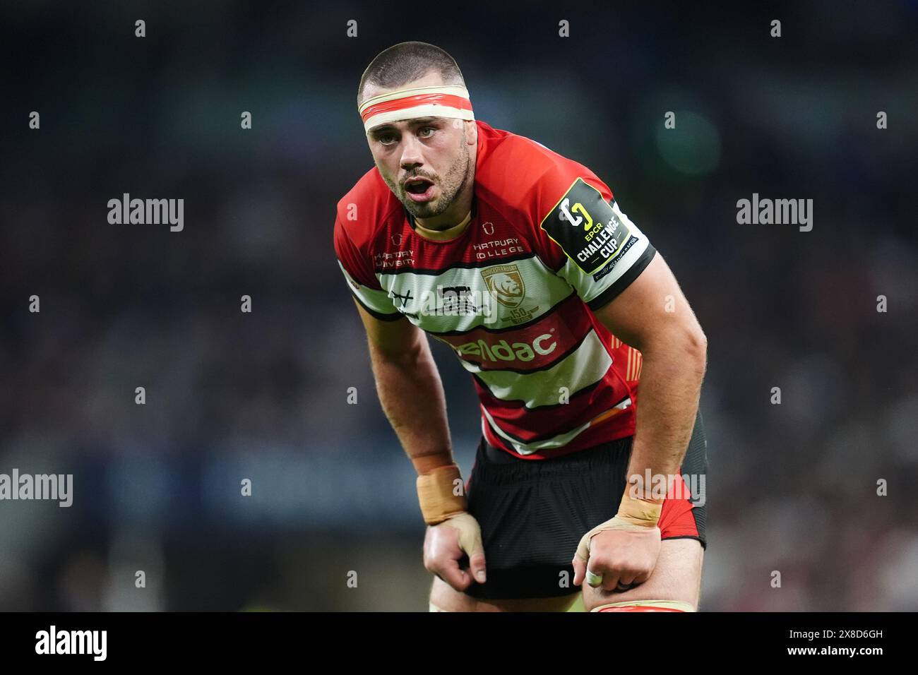 Gloucester Rugby's Lewis Ludlow during the EPCR Challenge Cup final at ...