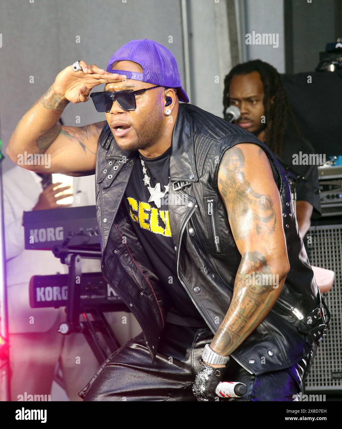 May 24, 2024 Flo Rida perform on Fox & Friends All-American Summer ...