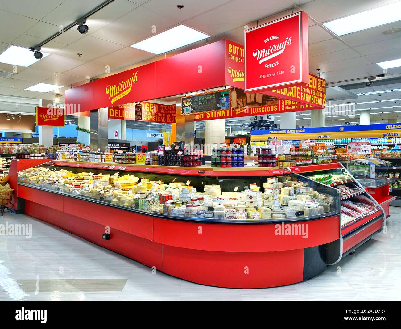 Murray's Cheese stand in the Westwood Ralph's grocery store, Los ...